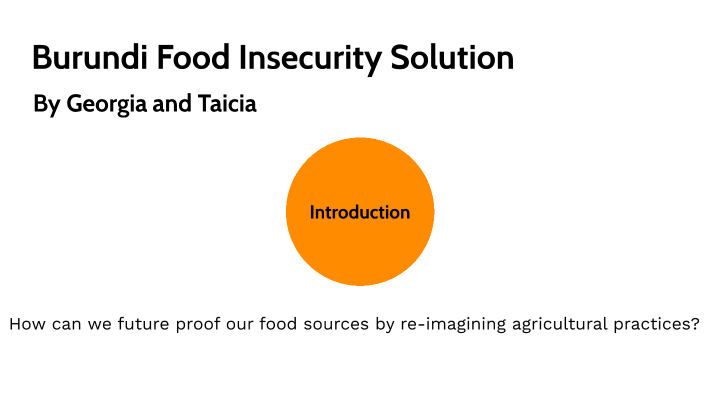 Burundi food insecurity pitch by Taicia Pochueva on Prezi
