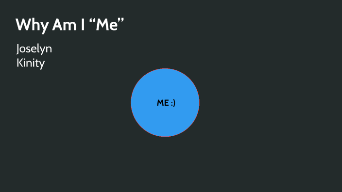 Why Am I “Me” by Joselyn Kinity on Prezi