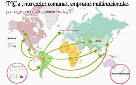 Tlc's, mercados comunes y empresas multinacionales by alejandra molina ...