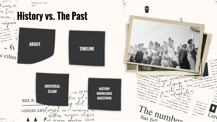 History vs. The Past by Av Connect on Prezi