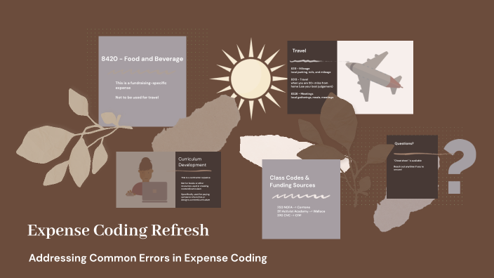 Expense Coding Refresh by T F on Prezi