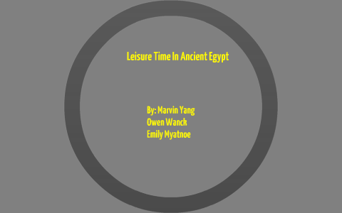 Liesure Time In Ancient Egypt by Trollolololol Trol