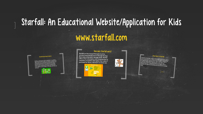 Starfall: An Educational Website/Application for Kids by Shelbi Watson ...