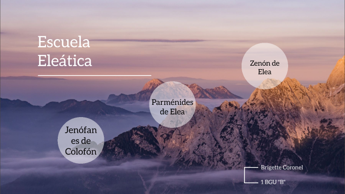 Escuela Eleática by Briggette Coronel on Prezi