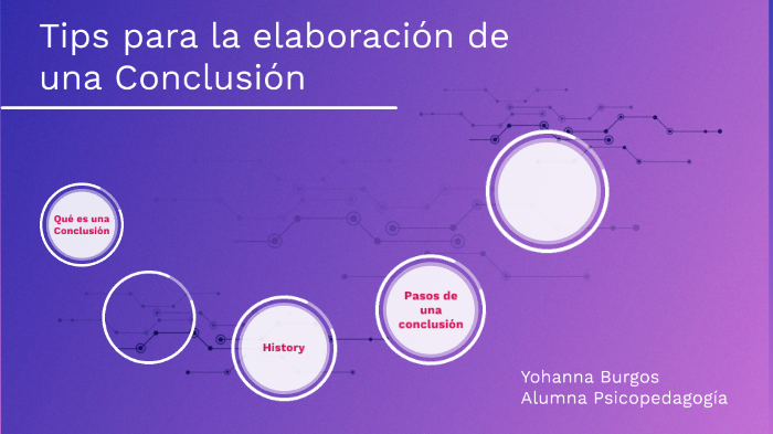 Tips para la elaboración de una conclusión by Yohanna Burgos on Prezi
