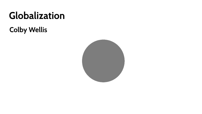 globalization by Colby Wellis on Prezi
