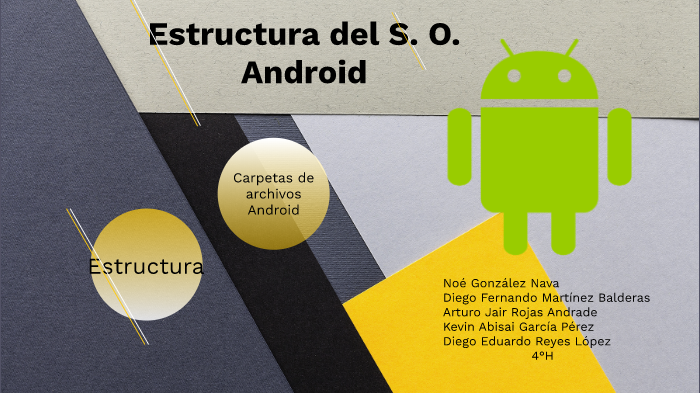 Estructura del S. O. Android by Diego Martinez on Prezi
