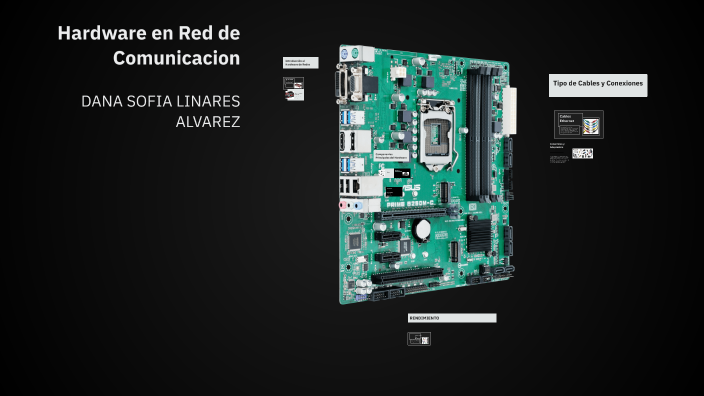 Elementos del Hardware en Redes de Comunicaciones by dana sofia linares ...