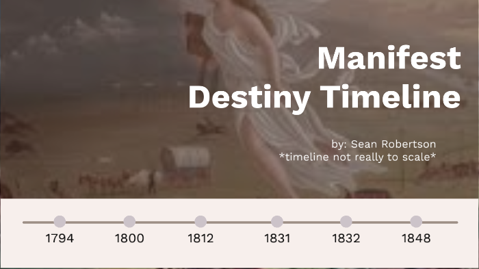 Manifest Destiny Timeline by Sean Robertson on Prezi