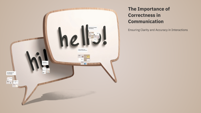 The Importance of Correctness in Communication by Ayyaz Muhammad on Prezi