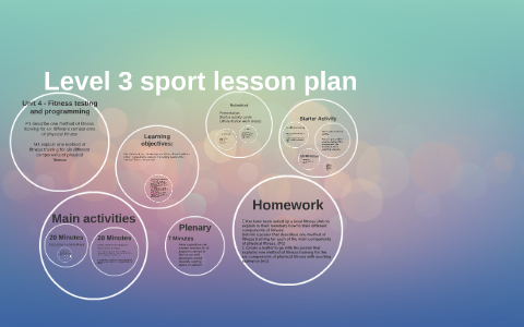 Level 3 sport lesson plan by Emily Jones on Prezi