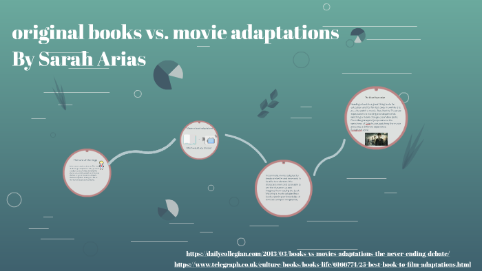 original books vs. movie adaptations by Sarah Aria on Prezi