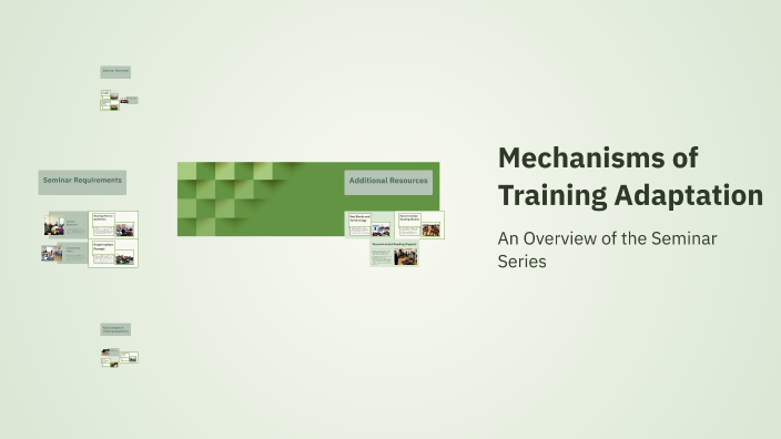 Mechanisms of Training Adaptation by Maria Grammenou on Prezi