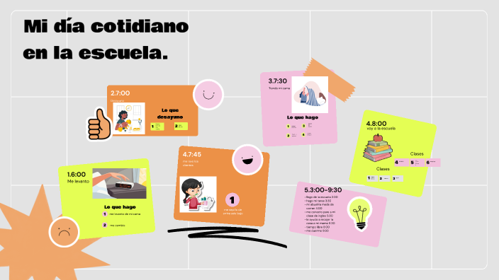Mi día cotidiano en la escuela by Danna Pamela Guzmán Alcantar on Prezi