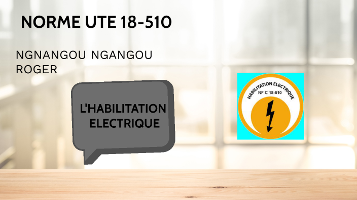 NORME UTE 18-510 by Roger NGNANGOU on Prezi
