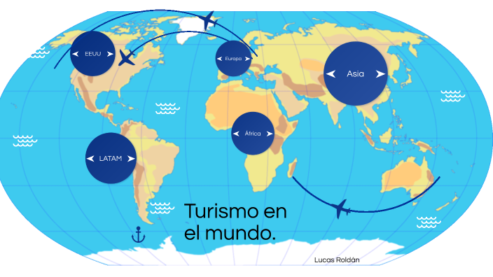 EL turismo en el mundo by 20 2b2021 on Prezi
