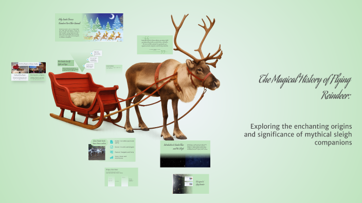 The Magical History of Flying Reindeer: Why Santa Chooses Them for His ...