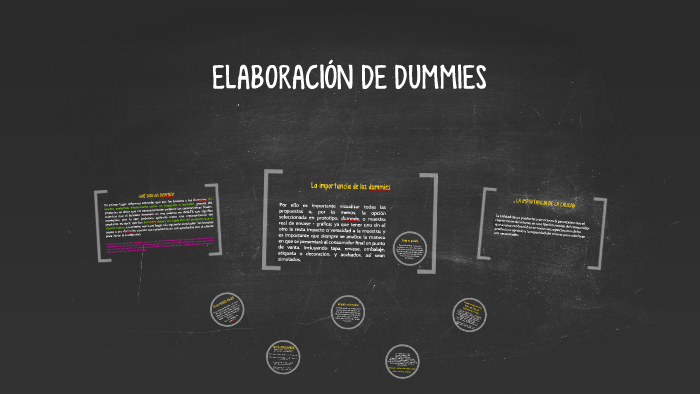 ELABORACIÓN DE DUMMIES by Guadalupe Gutierrez on Prezi