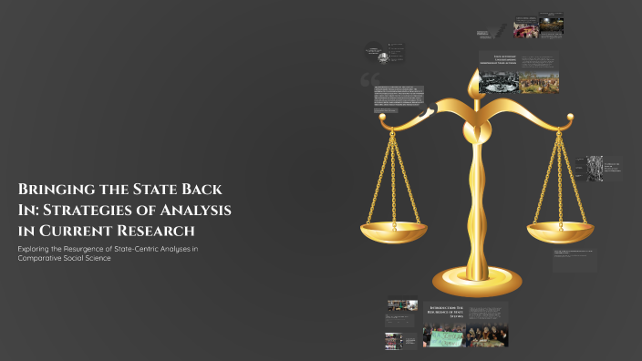 Bringing the State Back In: Strategies of Analysis in Current Research ...