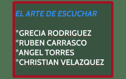 Escuchar es un verbo que hace referencia a la acción de pone by Angel ...