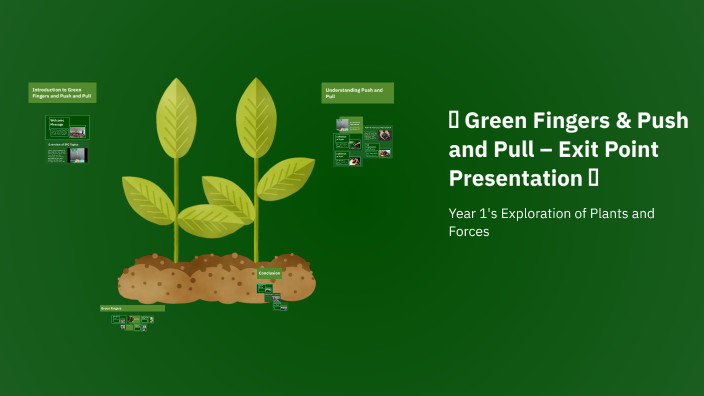 🌿 Green Fingers & Push and Pull – Exit Point Presentation 🌿 by Anbarasi ...