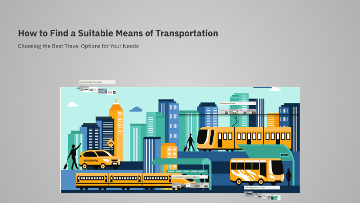 How to Find a Suitable Means of Transportation by Enzo Houas on Prezi
