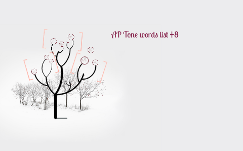 AP Tone words list #8 by Anika Stephen on Prezi
