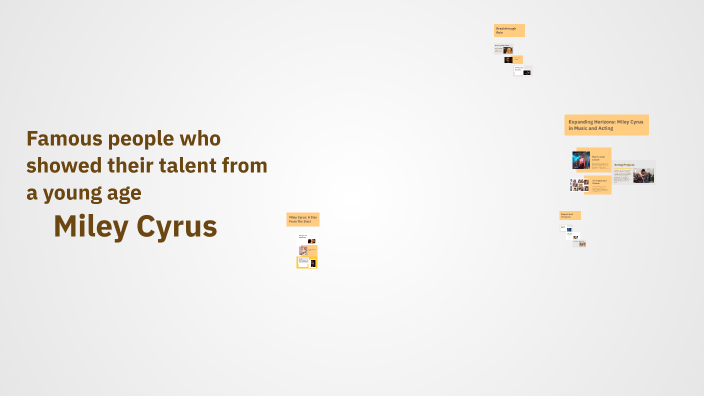Famous Talents Unveiled Early: Miley Cyrus by MIRANDA DANIELLE TRIVEÑO ...