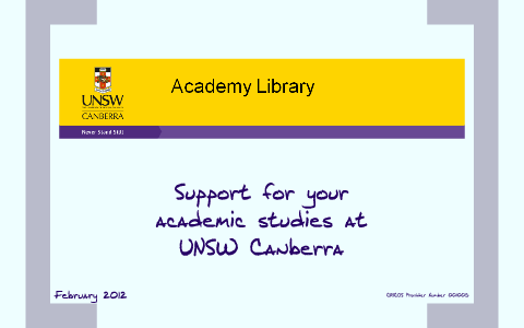 library introduction by Jennifer Milward on Prezi