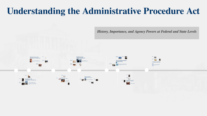 Understanding the Administrative Procedure Act by HOWARD ALLEN on Prezi
