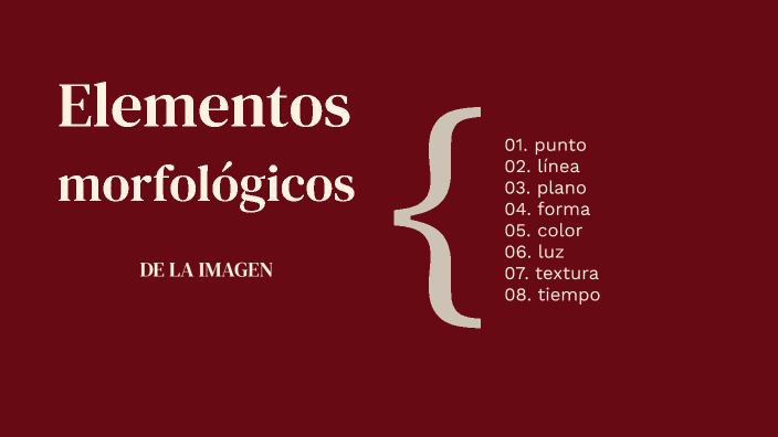 ELEMENTOS MORFOLÓGICOS DE LA IMAGEN by GranMaster Producciones on Prezi
