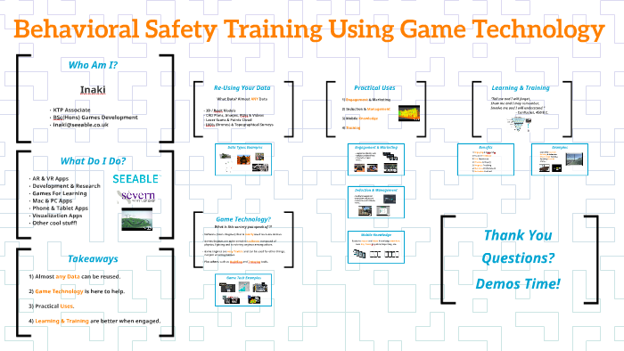 Behavioral Safety Training Using Game Technology by on Prezi