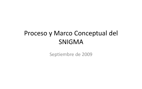 Proceso SNIGMA by Sergio Gomez on Prezi