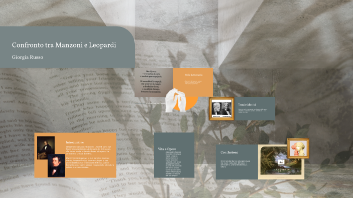 Confronto Manzoni e Leopardi by giorgia russo on Prezi