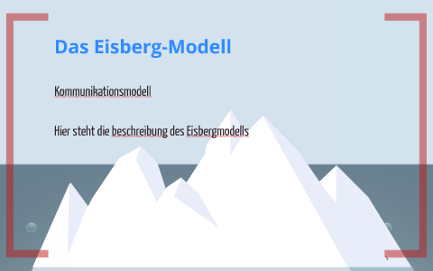 Das Eisberg-Modell by Bronka Tyrner on Prezi