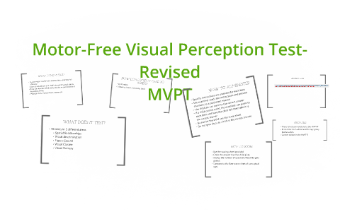 Motor-Free Visual Perception Test- Revised by Nicole Conti on Prezi