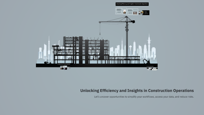 Unlocking Efficiency and Insights in Construction Operations by Tracey ...