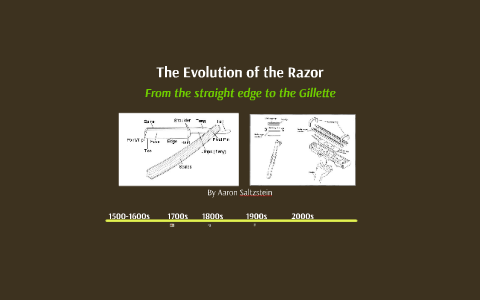 The Evolution of the Razor. by Aaron Saltzstein