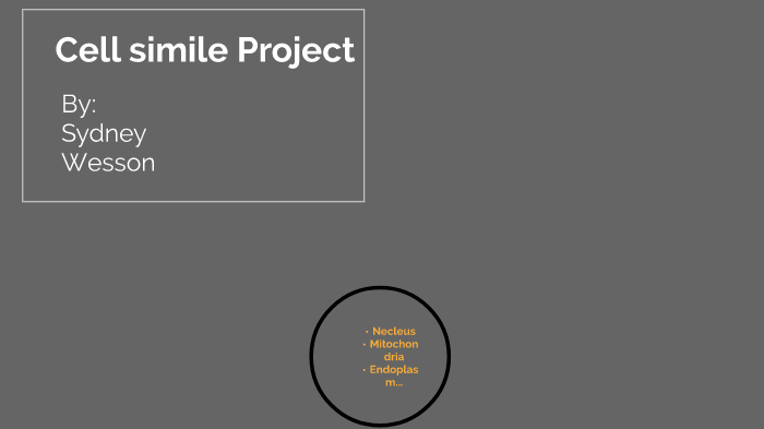 cell simile project by Sydney Wesson on Prezi