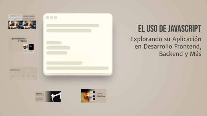 El Uso de JavaScript by CRISTOPHER ADRIAN MALDONADO GOMEZ on Prezi