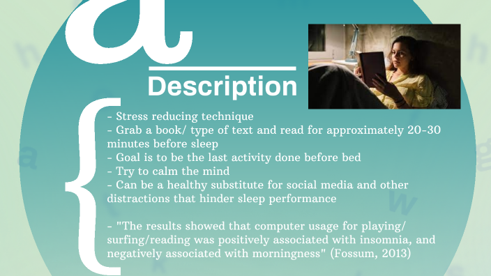 Reading before Bed by George Duangmanee on Prezi