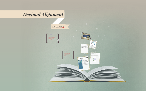 Decimal Alignment by Eric Menezes