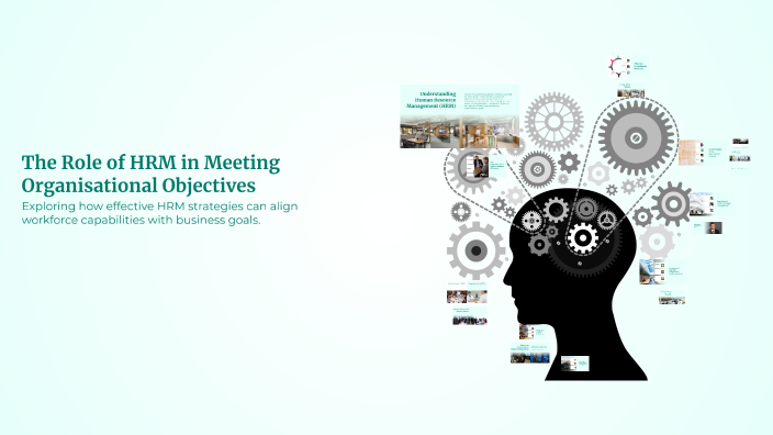 The Role of HRM in Meeting Organisational Objectives by kiswa junaid on ...