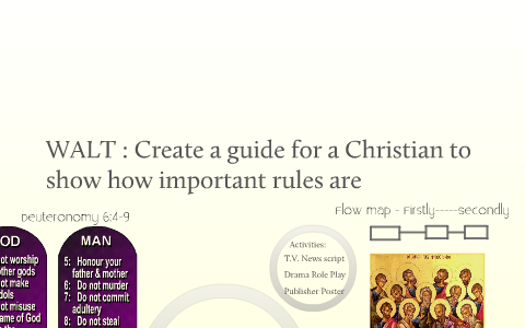 A Guide for Christians to show how rules are important and how they ...