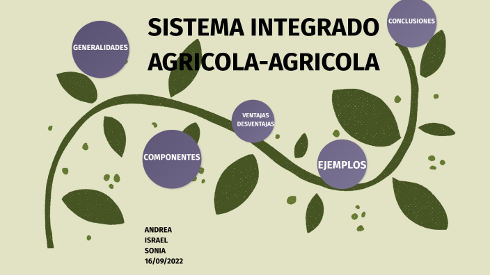 SISTEMA INTEGRADO DE PRODUCCION AGRICOLA-AGRICOLA by Sonia Tarazona on Prezi