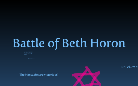 The Battle of Beth Horon by Joey Kaiser