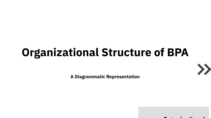 Organizational Structure of BPA by Filip Kaplan on Prezi