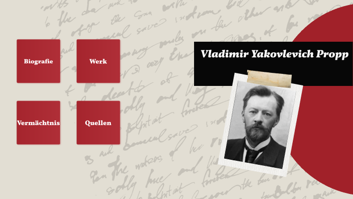 Vladimir Yakovlevich Propp by Jan-Christian Menden on Prezi