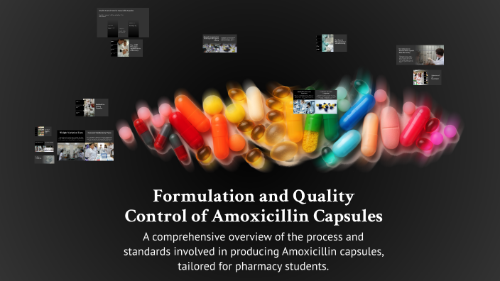 Formulation and Quality Control of Amoxicillin Capsules by Relly ...