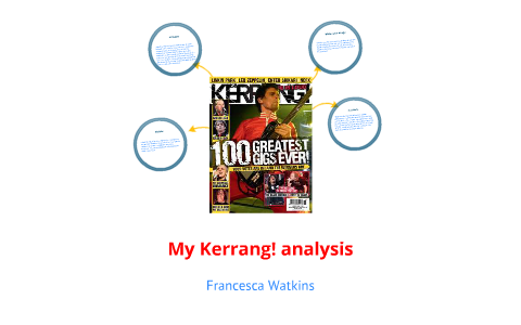 Kerrang analysis by Francesca Watkins